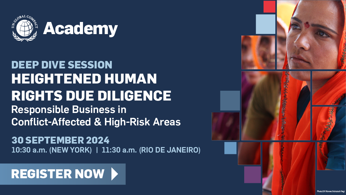 Heightened human rights due diligence: responsible business in conflict-affected and high-risk ...
